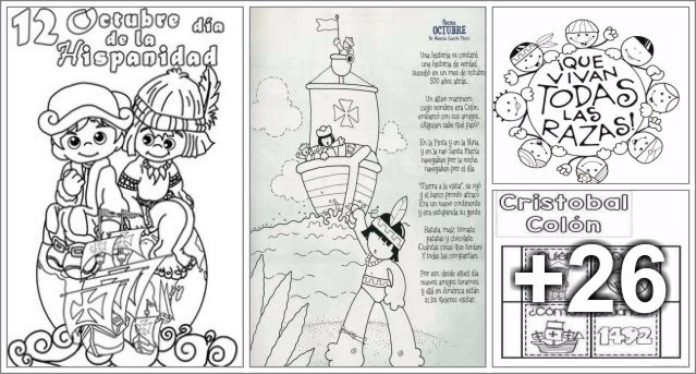 30 Dibujos para Colorear del Descubrimiento de América - Preescolar y ...