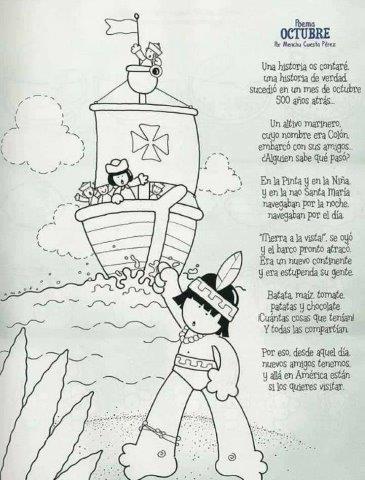 30 Dibujos para Colorear del Descubrimiento de América - Preescolar y ...