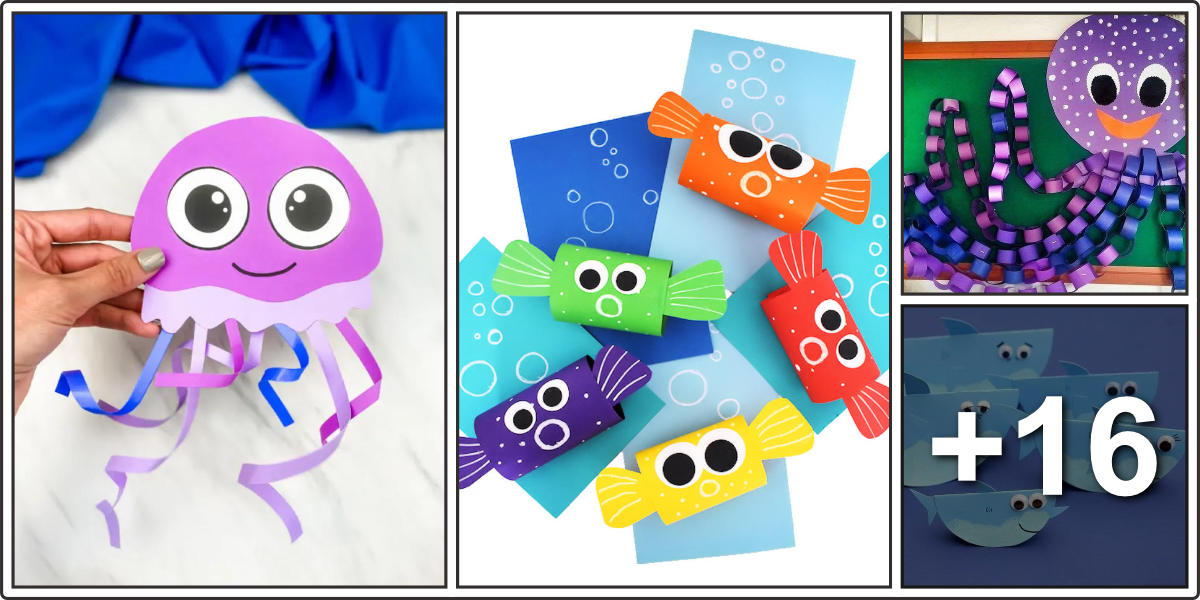 Aquatic Animal Crafts for World Water Day - Preschool and Primary ...