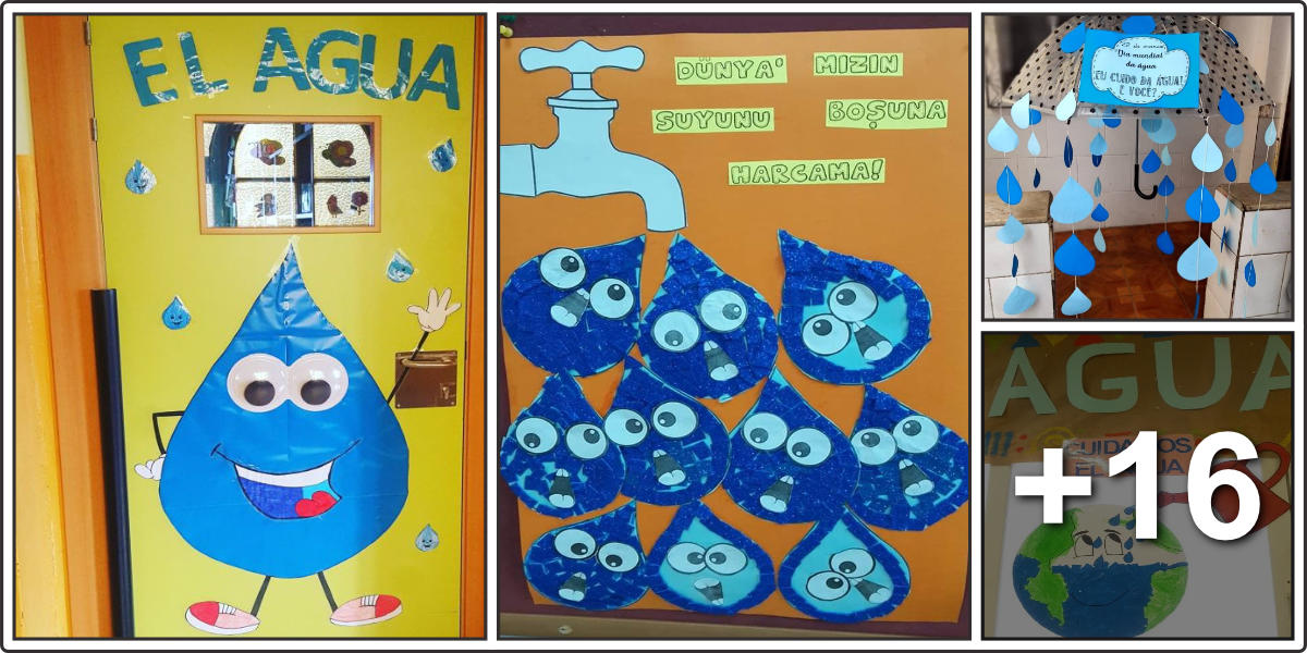 Decorations and souvenirs for the World Water Day - Preschool and ...