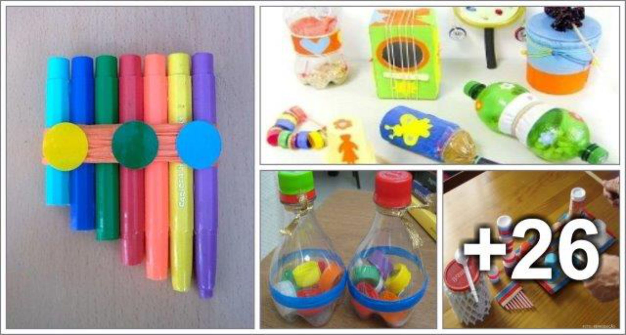 30 Actividades con instrumentos reciclados - Parte 1 - Preescolar y ...
