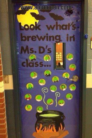48 Halloween door decorations ideas - Preschool and Primary - Aluno On