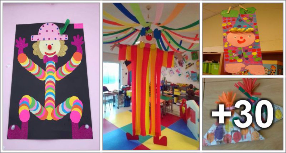 34 Clown arts and crafts ideas - Preschool and Primary - Aluno On