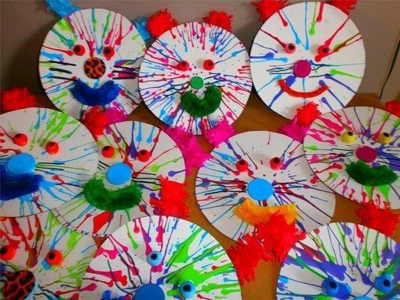 34 Clown arts and crafts ideas - Preschool and Primary - Aluno On