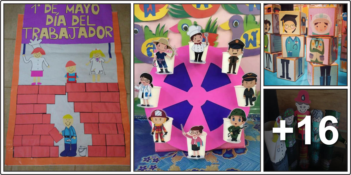 Murals and Activities for Labor Day - Preschool and Primary - Aluno On