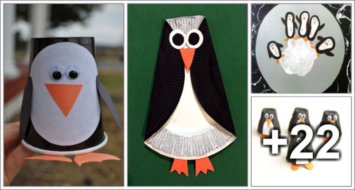 26 Manualidades de pingüinos para niños - Preescolar y Primaria - Alumno On