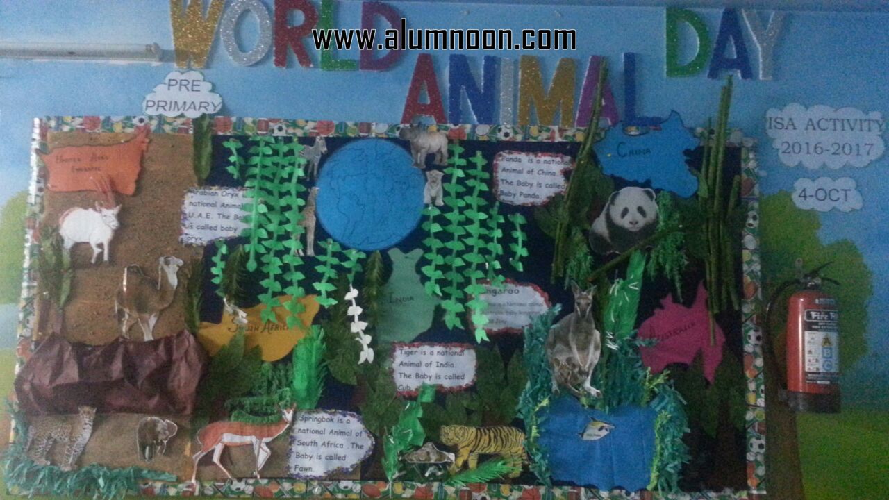 34 Ideas de murales para el día de los animales - Preescolar y Primaria ...
