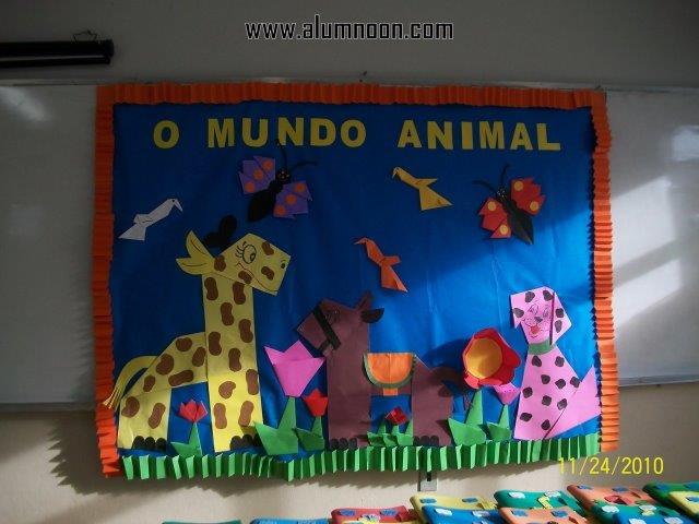 34 Ideas de murales para el día de los animales - Preescolar y Primaria ...