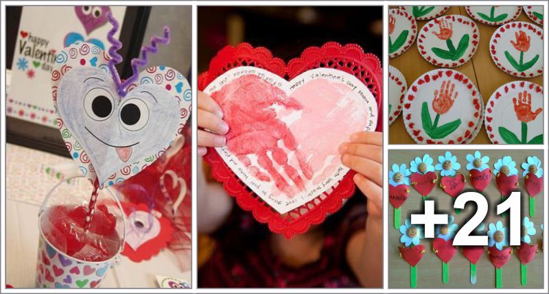 Manualidades De Febrero Para Niños En Edad Preescolar