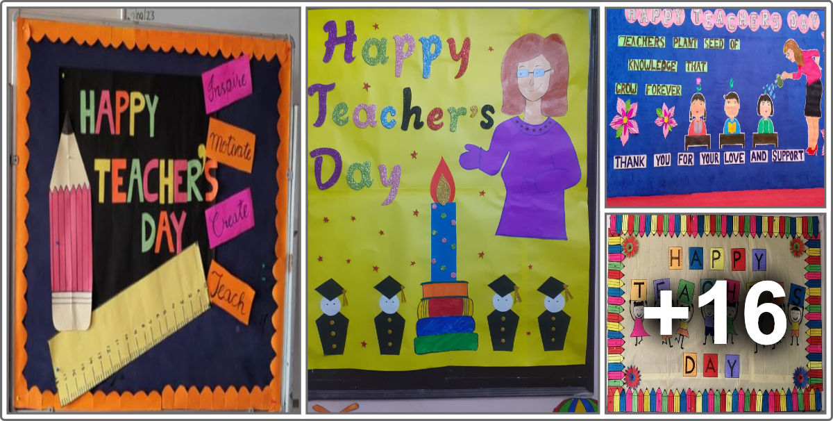 Creative Bulletin Board Ideas for Teacher’s Day - Preschool and Primary ...