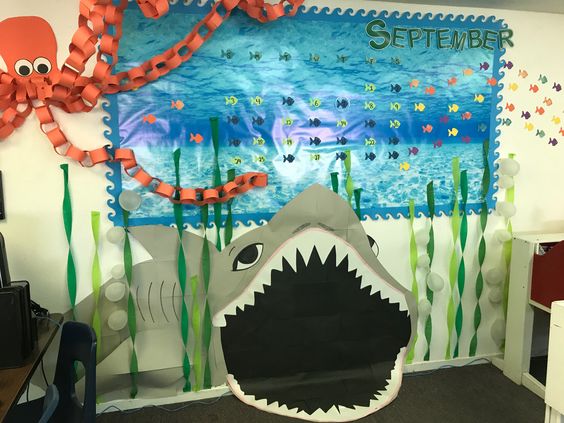 Las mejores decoraciones de aula temáticas bajo el mar - Preescolar y ...