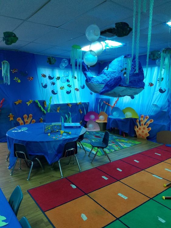 Las mejores decoraciones de aula temáticas bajo el mar - Preescolar y ...