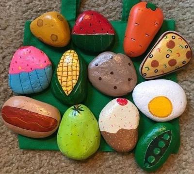 Ideias de artes com pedras para crianças - Educação Infantil e ...