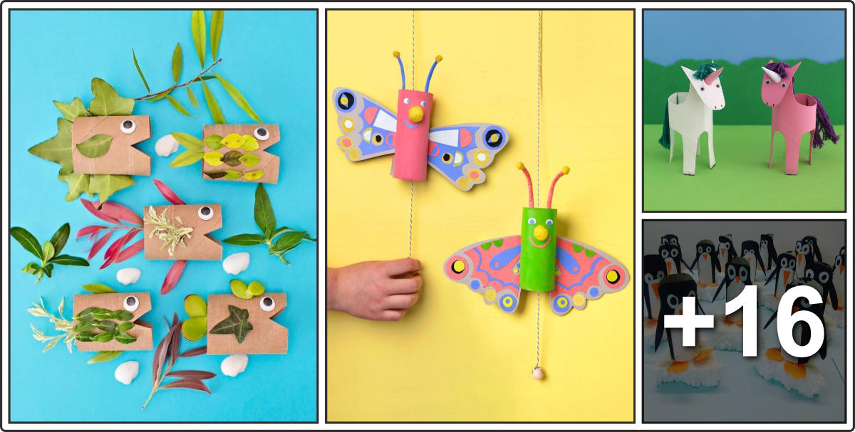 Sustainable Creativity: Crafts with Paper Rolls - Preschool and Primary ...