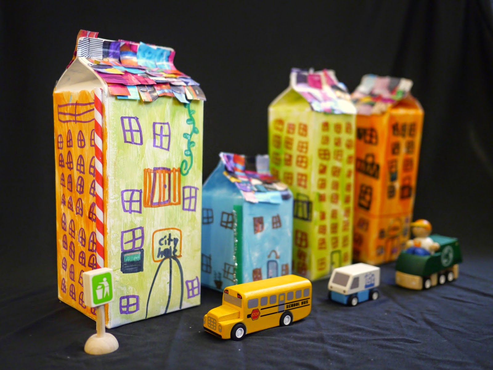 20 craft ideas with milk cartons - Preschool and Primary - Aluno On