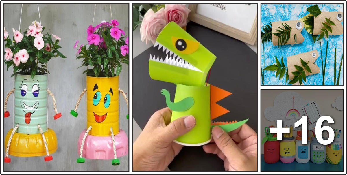 Artesanato com Materiais Recicláveis - Educação Infantil e Fundamental ...