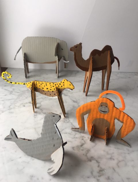 16 Ideas for Children Using Cardboard - Preschool and Primary - Aluno On
