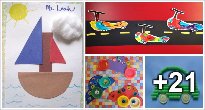 25 Transportation crafts - Preschool and Primary - Aluno On