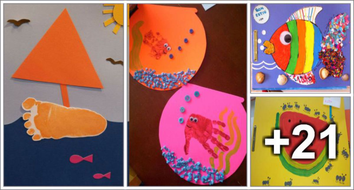 25 Manualidades para hacer en verano con niños - Preescolar y Primaria ...