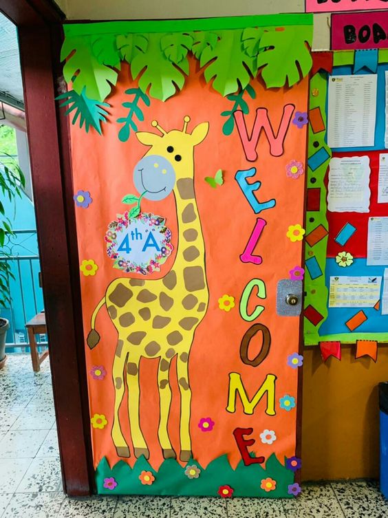 Classroom door decorating ideas - Preschool and Primary - Aluno On